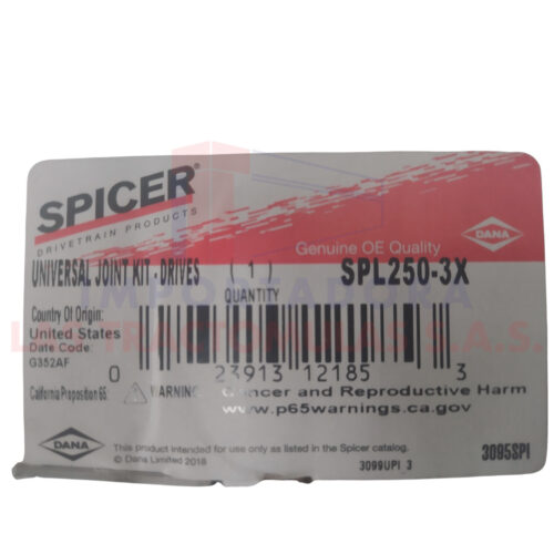 Ref. SPL-250-X CRUCETA CARDAN SPL-250 – Importadora Las Tractomulas SAS